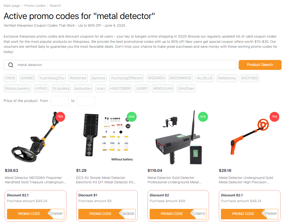 Is it possible to dig with metal detector