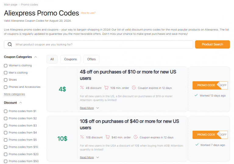 How to use Aliexpress coupons