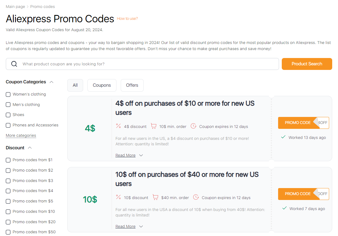 How to use Aliexpress coupons
