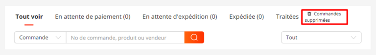 Historique des commandes sur Aliexpress - comment le consulter ou le supprimer