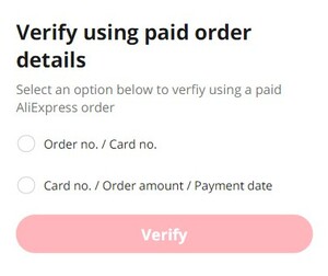 How to restore Aliexpress account