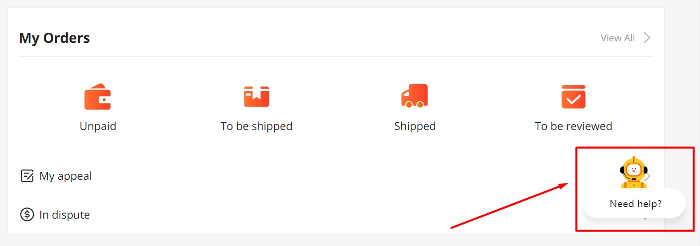 How to contact Aliexpress technical support team
