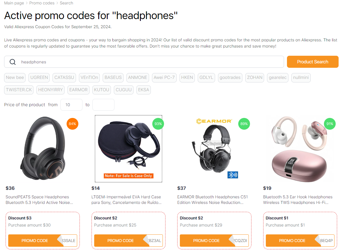 10 best headphones on Aliexpress in 2026