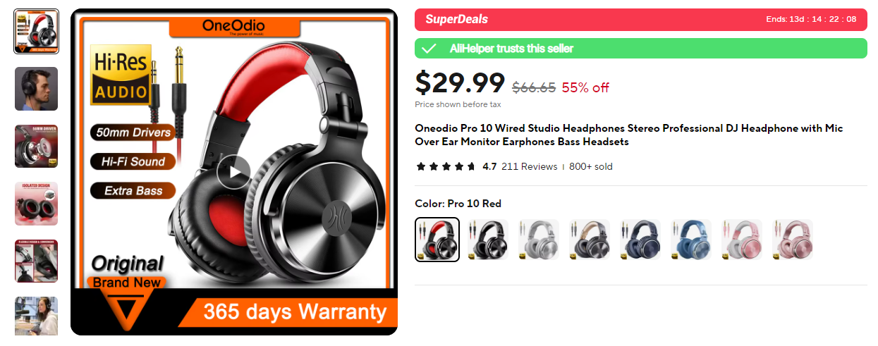 10 best headphones on Aliexpress in 2026