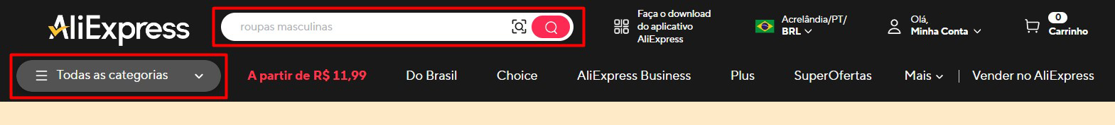 Como fazer um pedido no Aliexpress em 2026