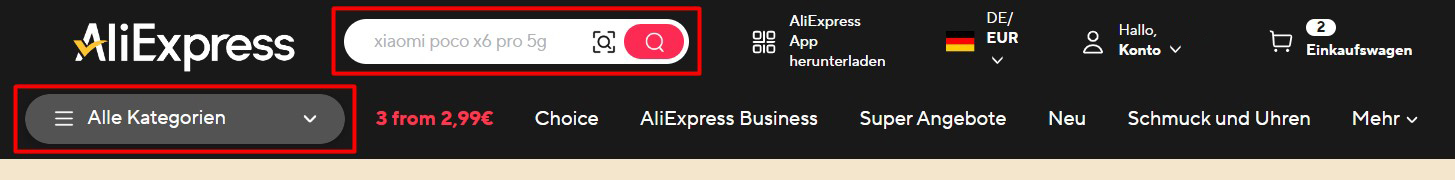 Wie man auf Aliexpress bestellen im Jahr 2026